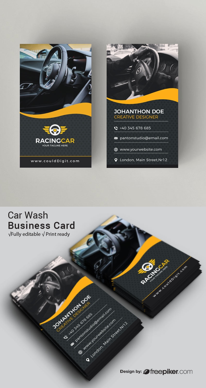 Car Wash Business Cards Auto Detail Business Cards Business Card 