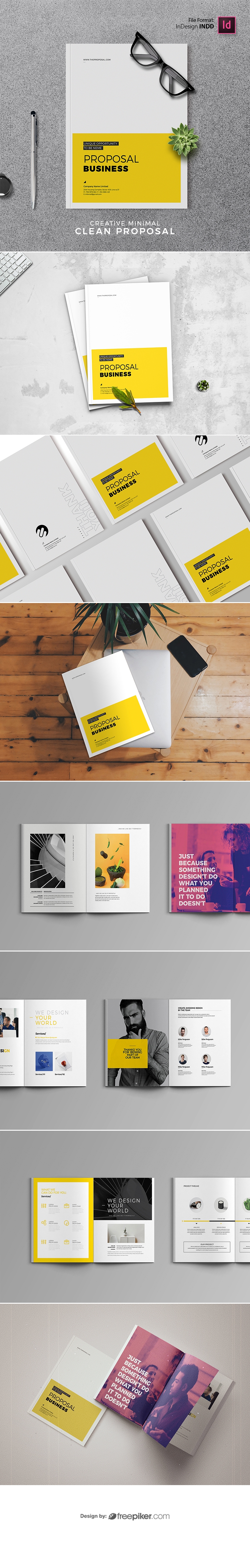 Free Proposal Template Indesign