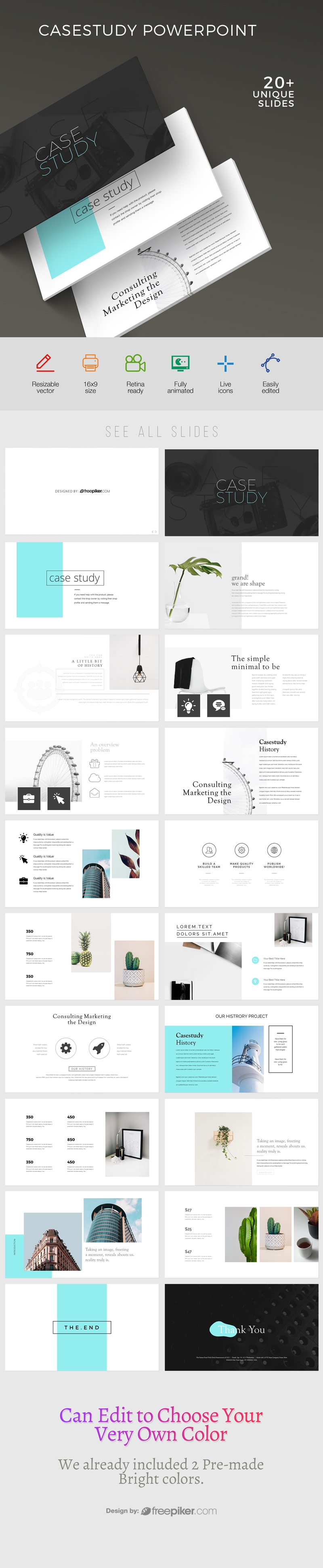 Freepiker Case Study Powerpoint Presentation