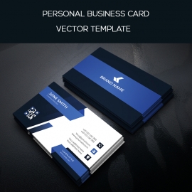Freepiker | personal business card vector template